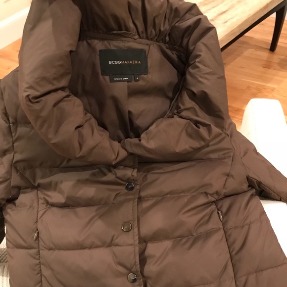 BCBGMaxAzria | Jackets & Coats | Bcbg Brown Puffer Jacket | Poshmark